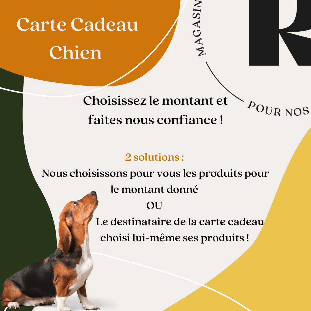 Carte cadeau Chien - RIVADA